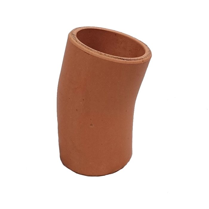 Clay 100mm 15 degree Plain Ended Bend Hepworth SB4/1 | About Roofing