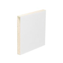 Plasterboard Standard White Plain Square Edge Board 2400 mm x 1200 mm x ...